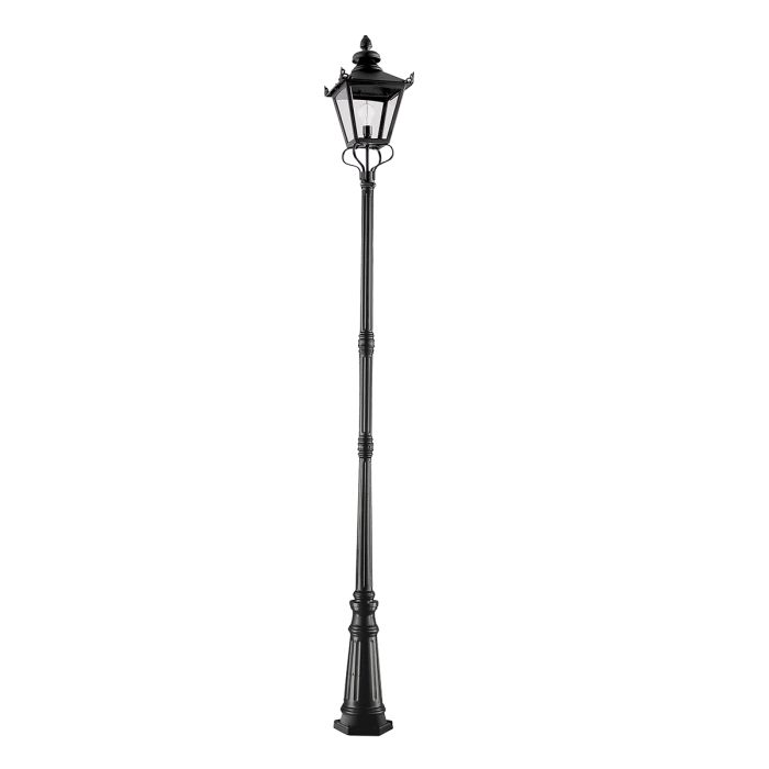 1 Light Lamp Post - Black | Distinctive Lighting