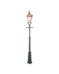 Twin Head Lamp Post - Copper & Black | Distinctive Lighting